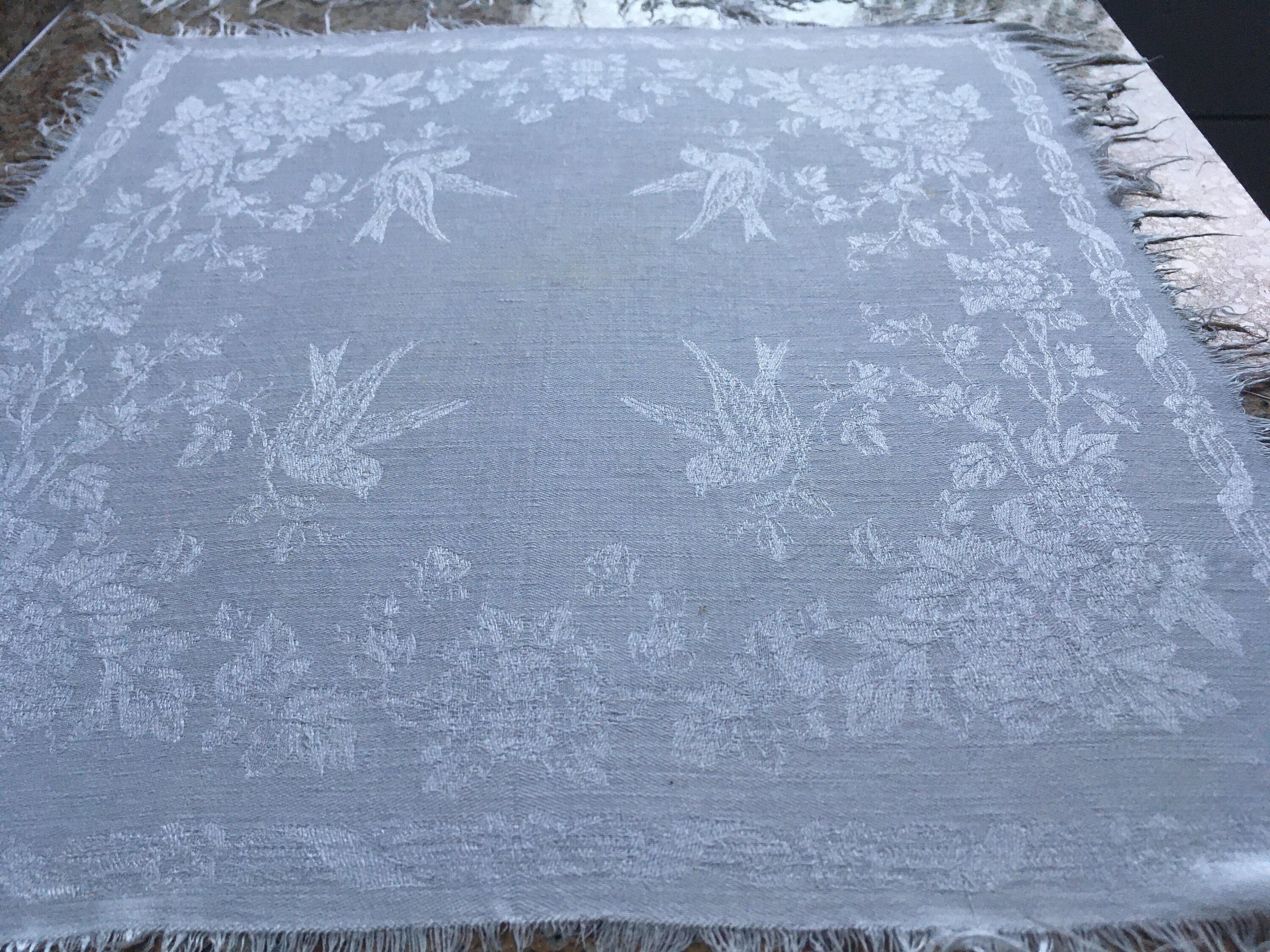 Antique Damask Napkins or Finger Towels With Bird Decoration - Etsy