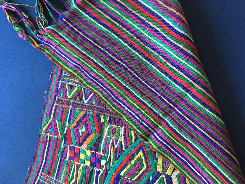 Shawl and Belt Maya Guatemala Handwoven - Etsy