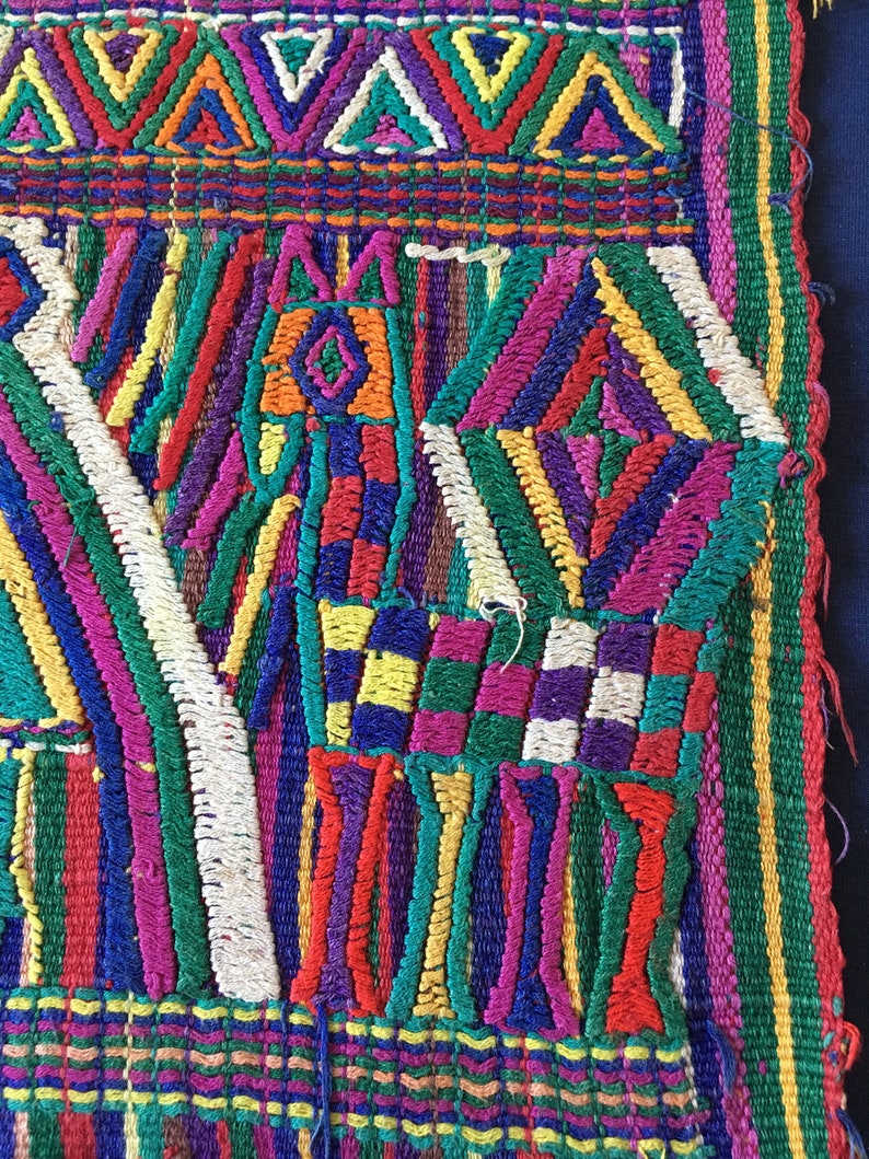 Shawl and Belt Maya Guatemala Handwoven - Etsy