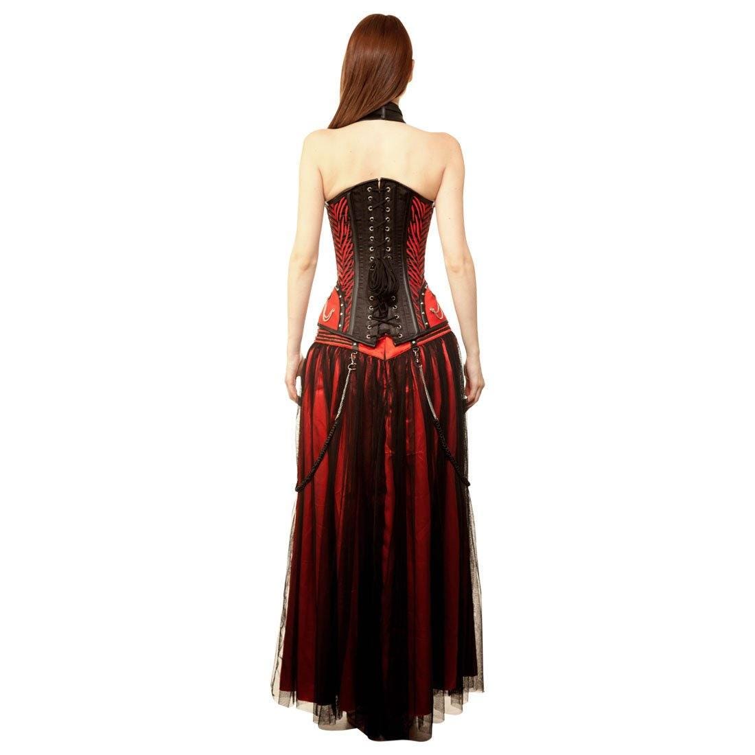 Vampire Gothic Witch Corset Dress Dark Fantasy Wizard Sorcerer Evil ...