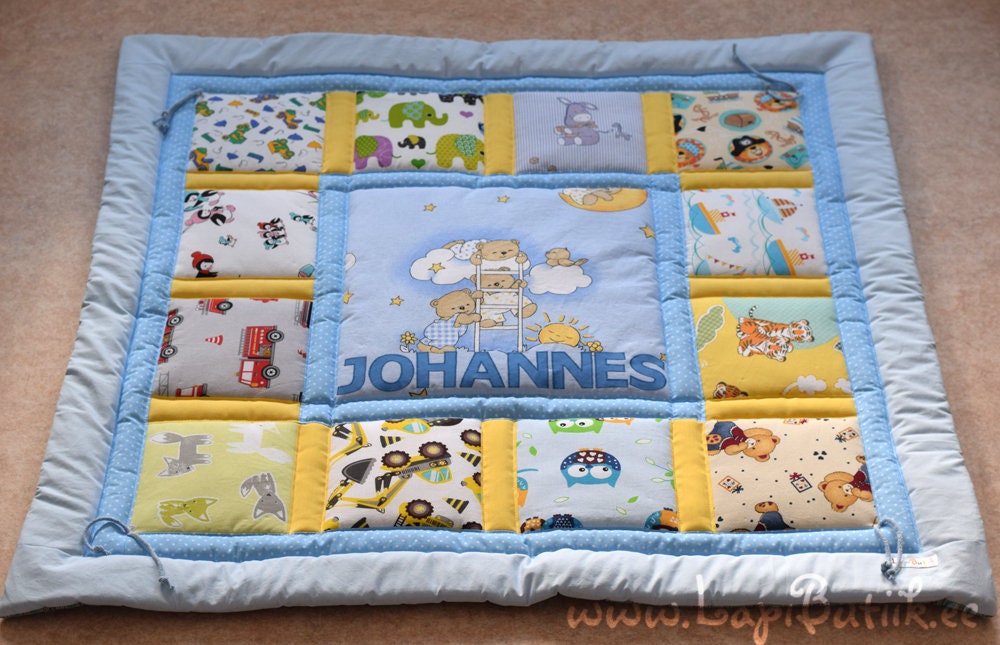 Personalized Baby Playmat With Name. Custom Baby Boy Floor Blanket. - Etsy