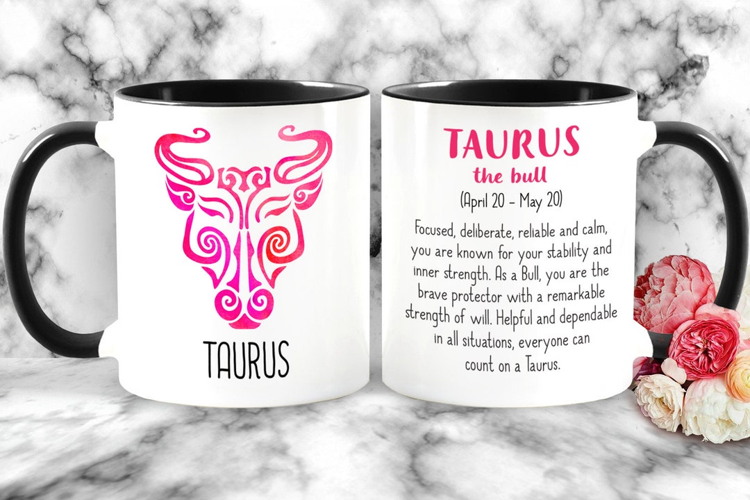 Taurus Zodiac Sign Mug - Symbol & Description (april 20 – May 20 ...