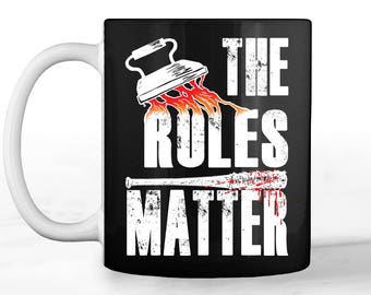 The Rules Matter Mug Negan With Iron and Bat Parody for - Etsy