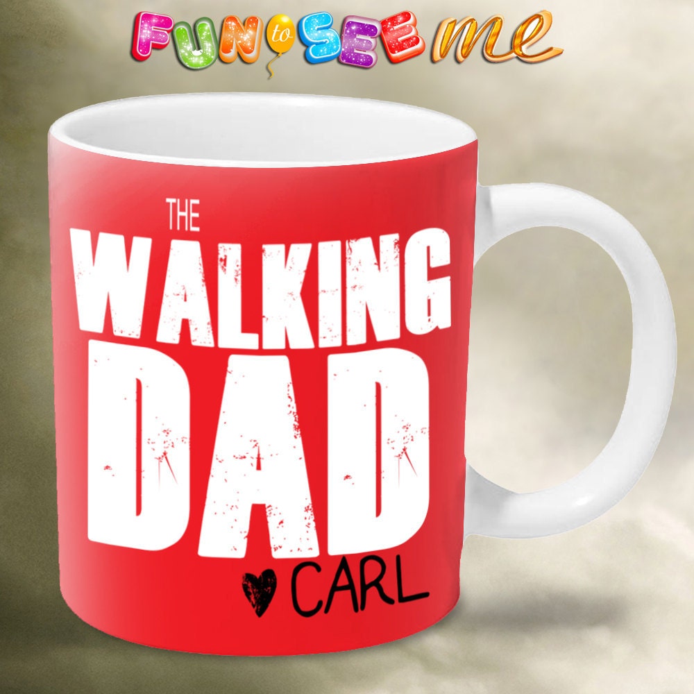 The Walking Dad Mug Personalized With Name of Child or Gift - Etsy
