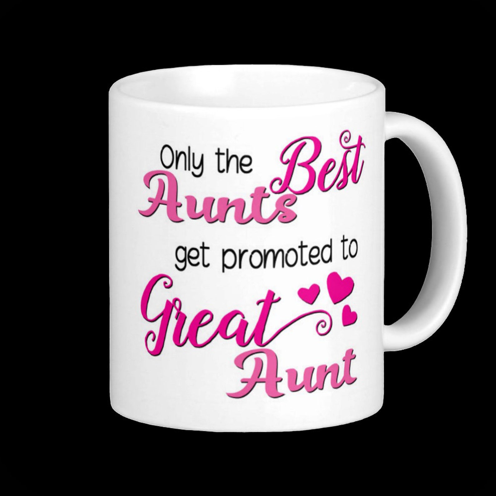 AUNT Mug - Only the Best Aunts Get Promoted to Great Aunt! Birth ...