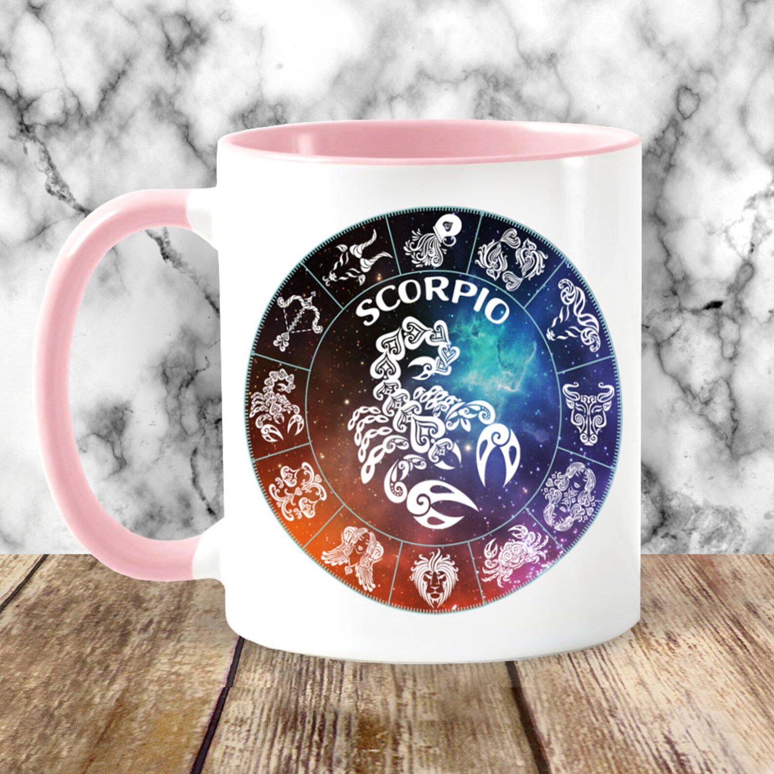 Scorpio Zodiac Sign Mug Scorpion Symbol october 23 - Etsy