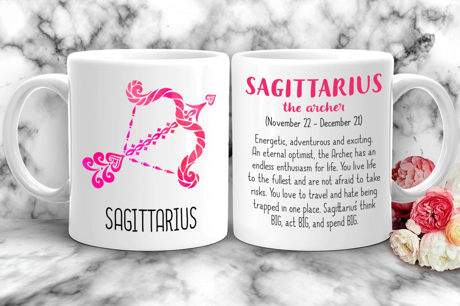 Sagittarius Zodiac Sign Mug Archer Symbol & Description november 22 ...