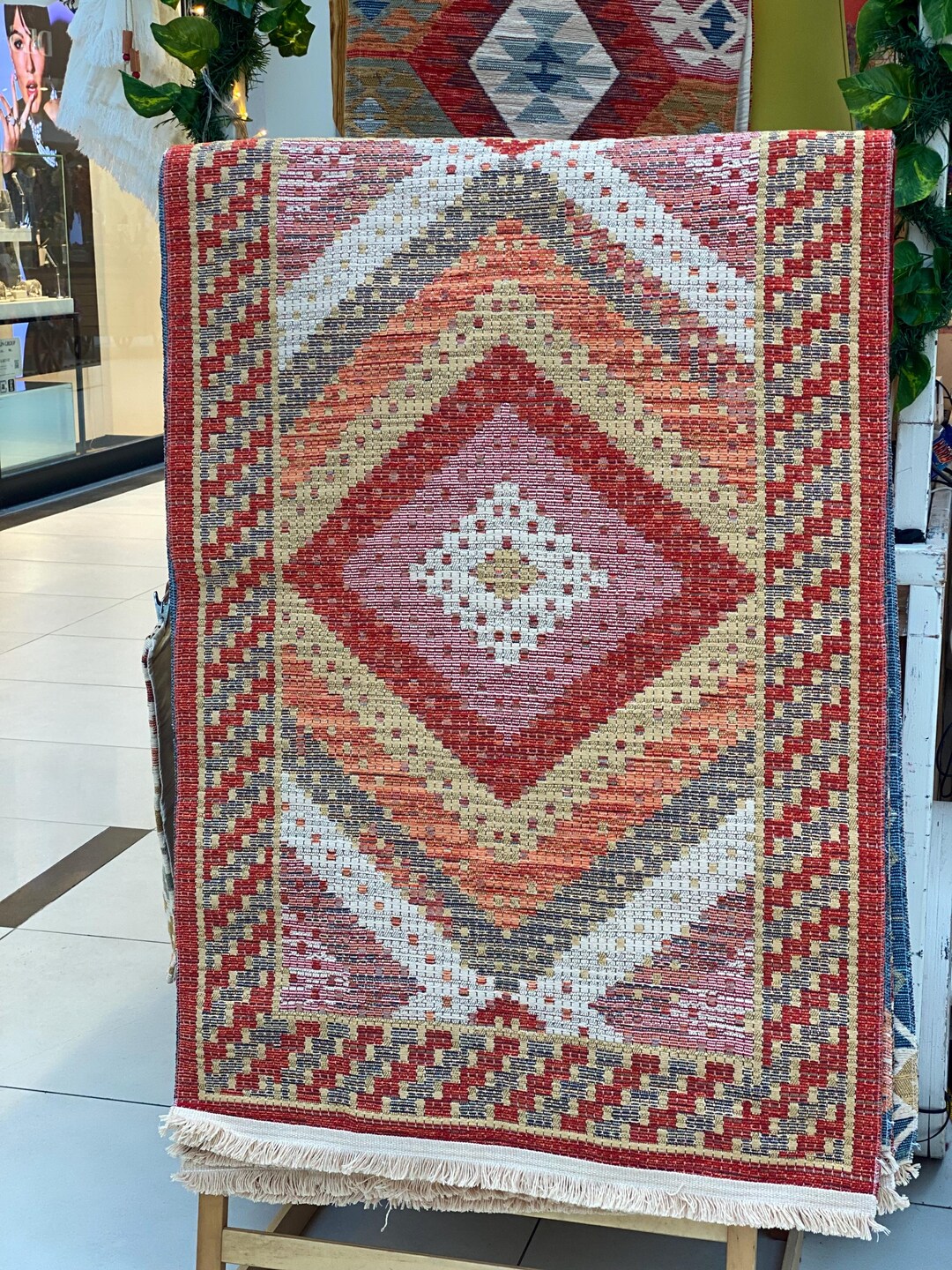 Secret Sea Collection: Modern Kilim Series Area Rug – Reversible ...