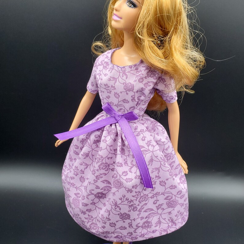 handmade Barbie doll clothes Barbie Vintage 1950s Style Dress Doll ...