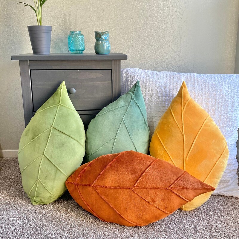 Leaves Pillow - Etsy