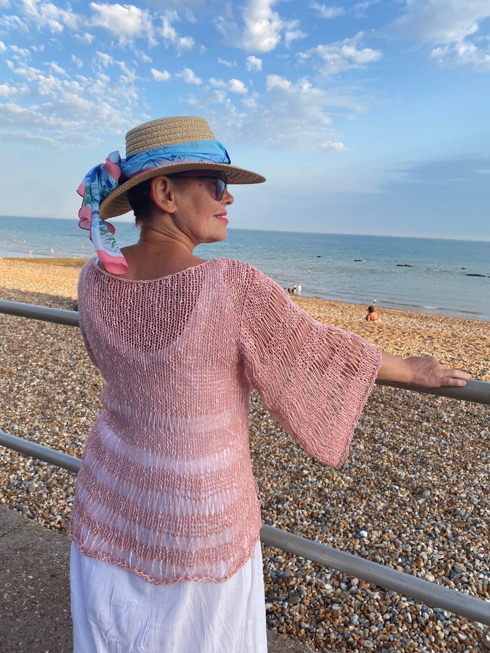 LOOSE LOOP TOP Pdf Knitting Pattern Only.beginner Friendly - Etsy