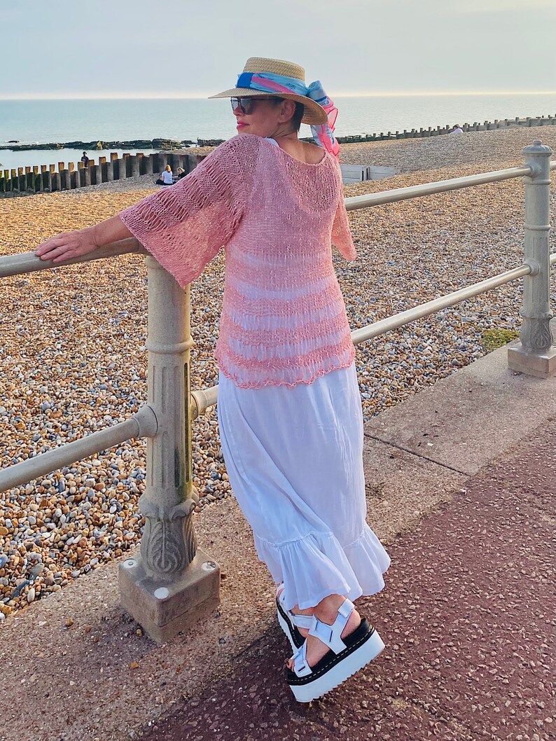 LOOSE LOOP TOP Pdf Knitting Pattern Only.beginner Friendly Knitting ...