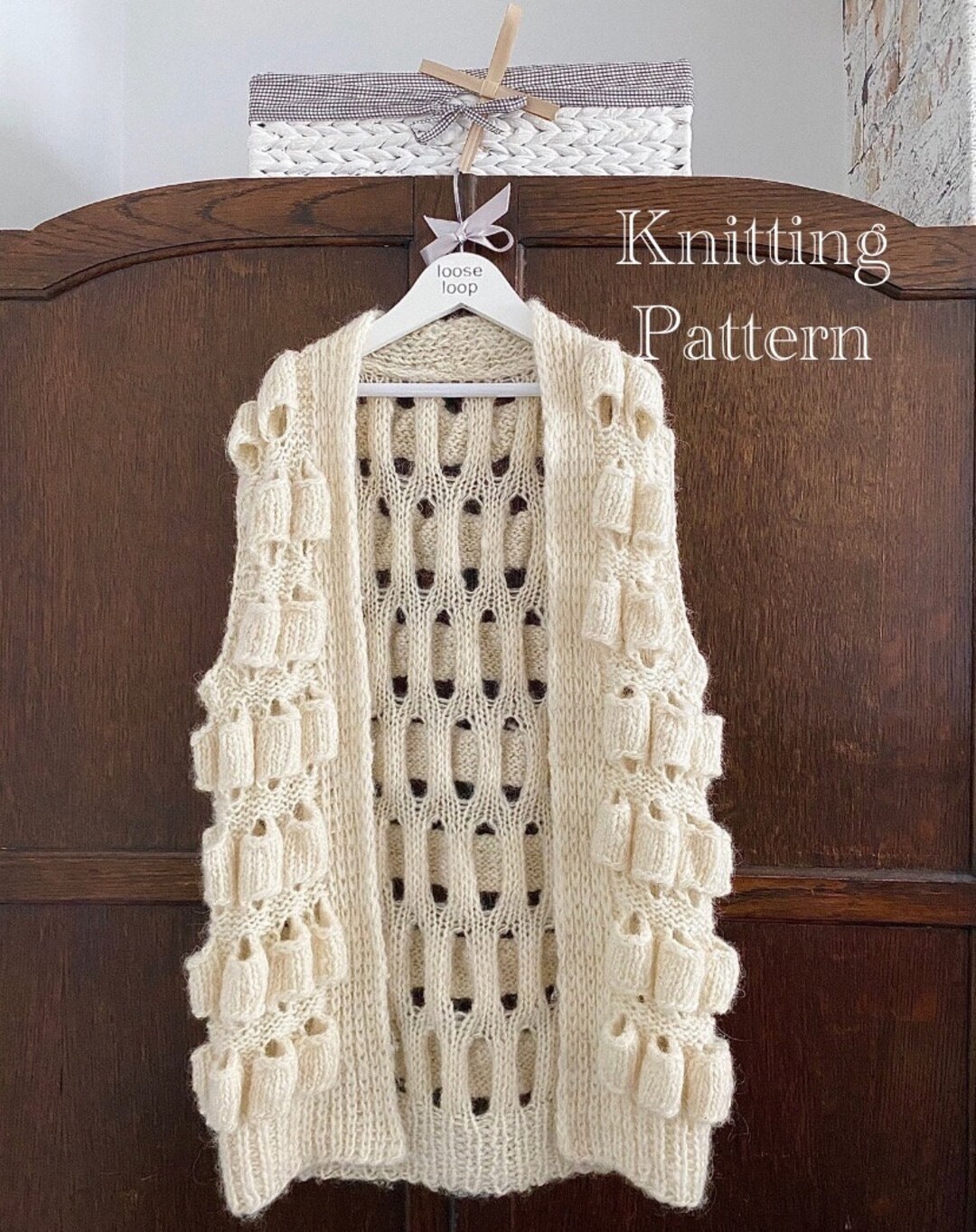 PDF nur STRICKBetrick.Inside-Out Vest.Handgestrickt. Nahtlos gestrickt ...