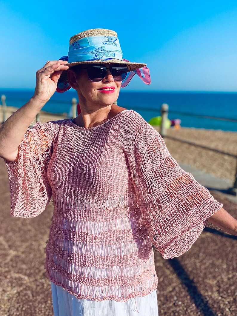 LOOSE LOOP TOP Pdf Knitting Pattern Only.beginner Friendly Knitting ...