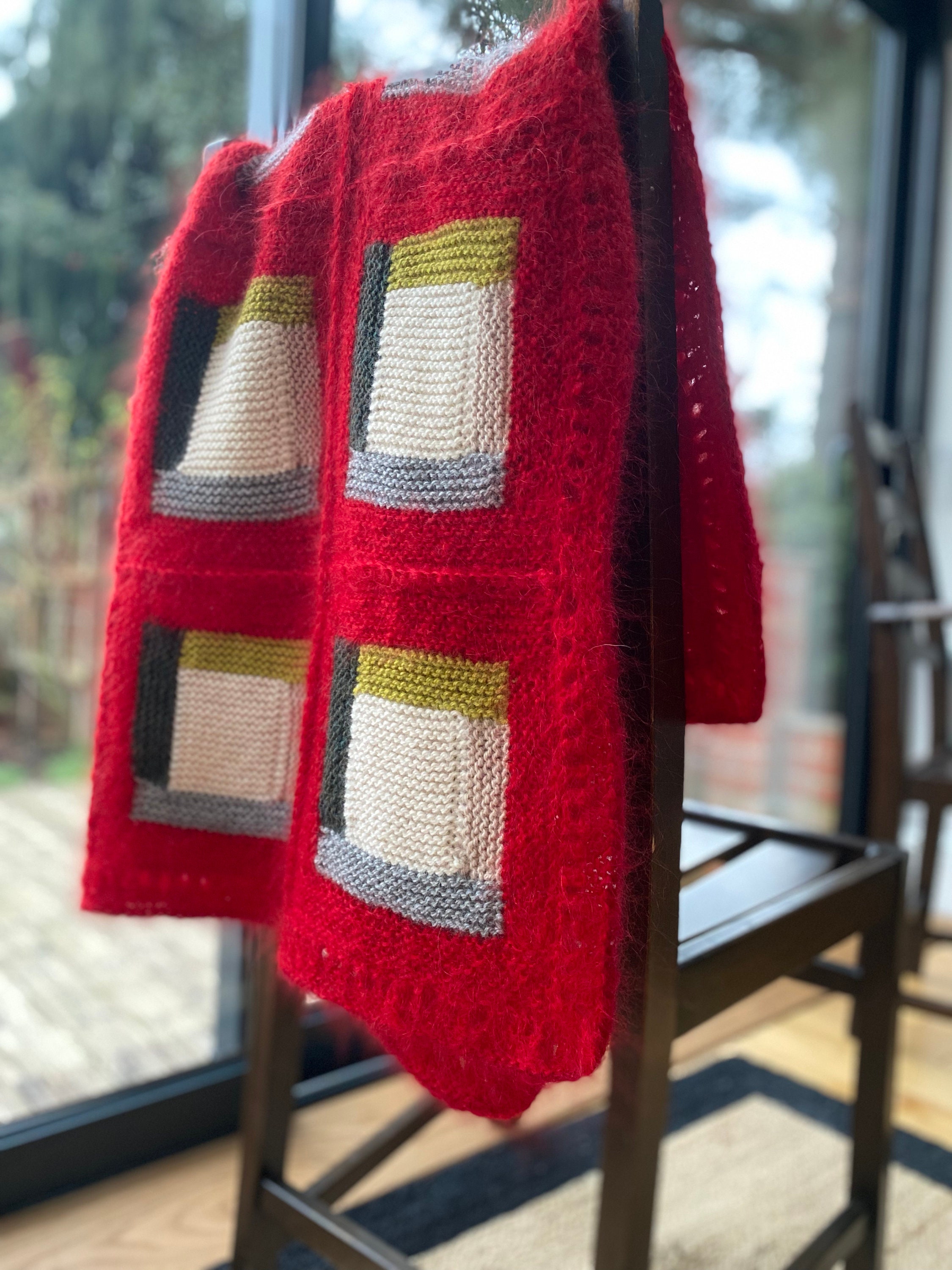 PDF Knitting Pattern Only.log Cabin Lapghan Knitting Pattern.knitted ...