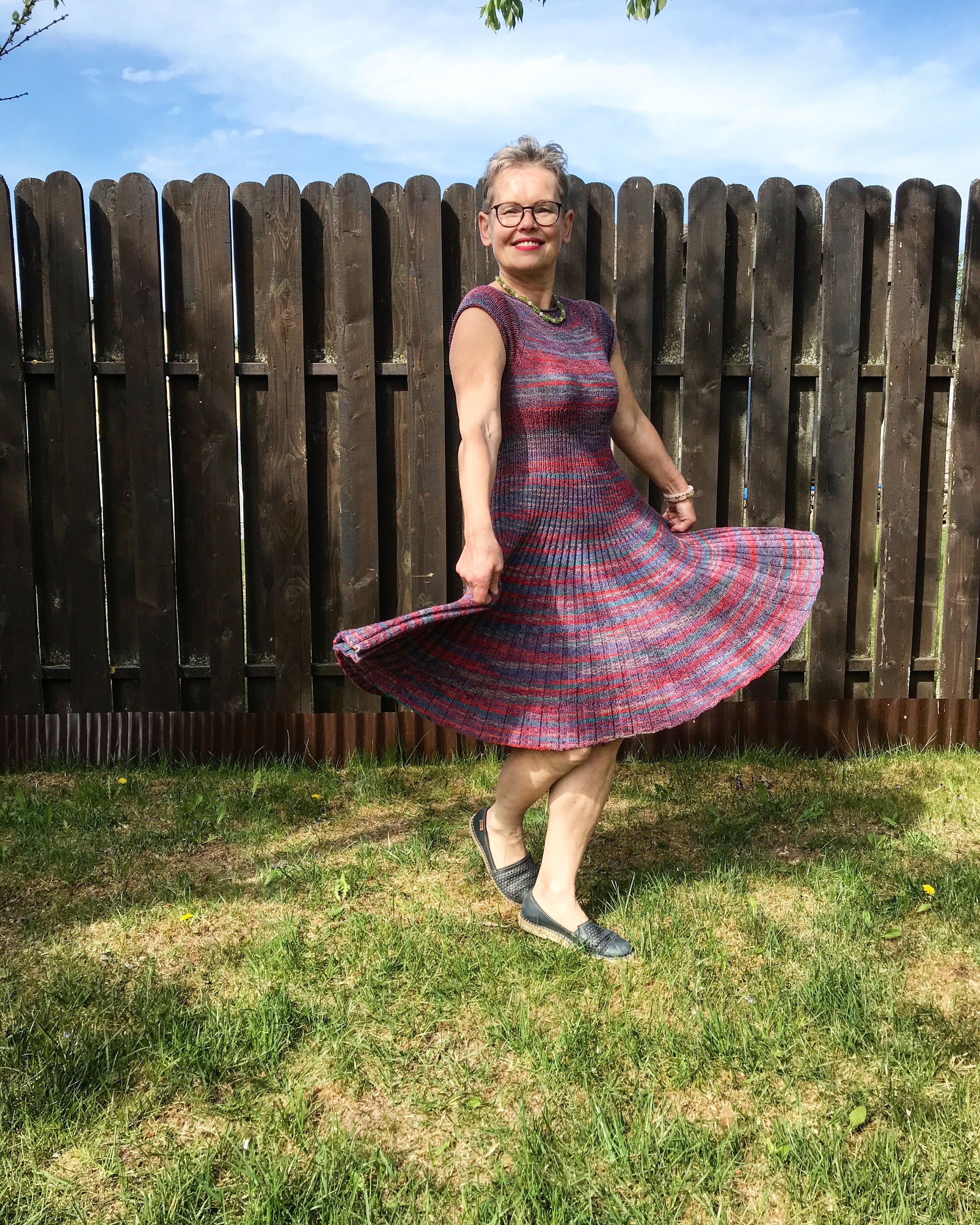 PDF KNITTING Pattern Only.women Simply Ribby Rib Dress Hand - Etsy UK