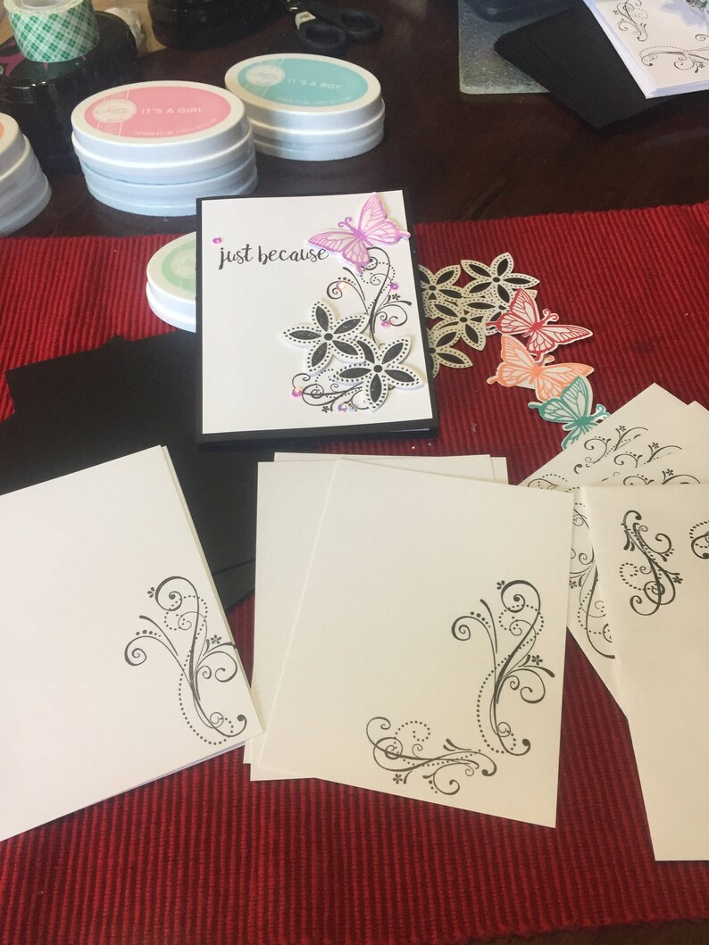 Card Kit DIY Card Kit Boho Card Kit Stampin up Card Kit - Etsy