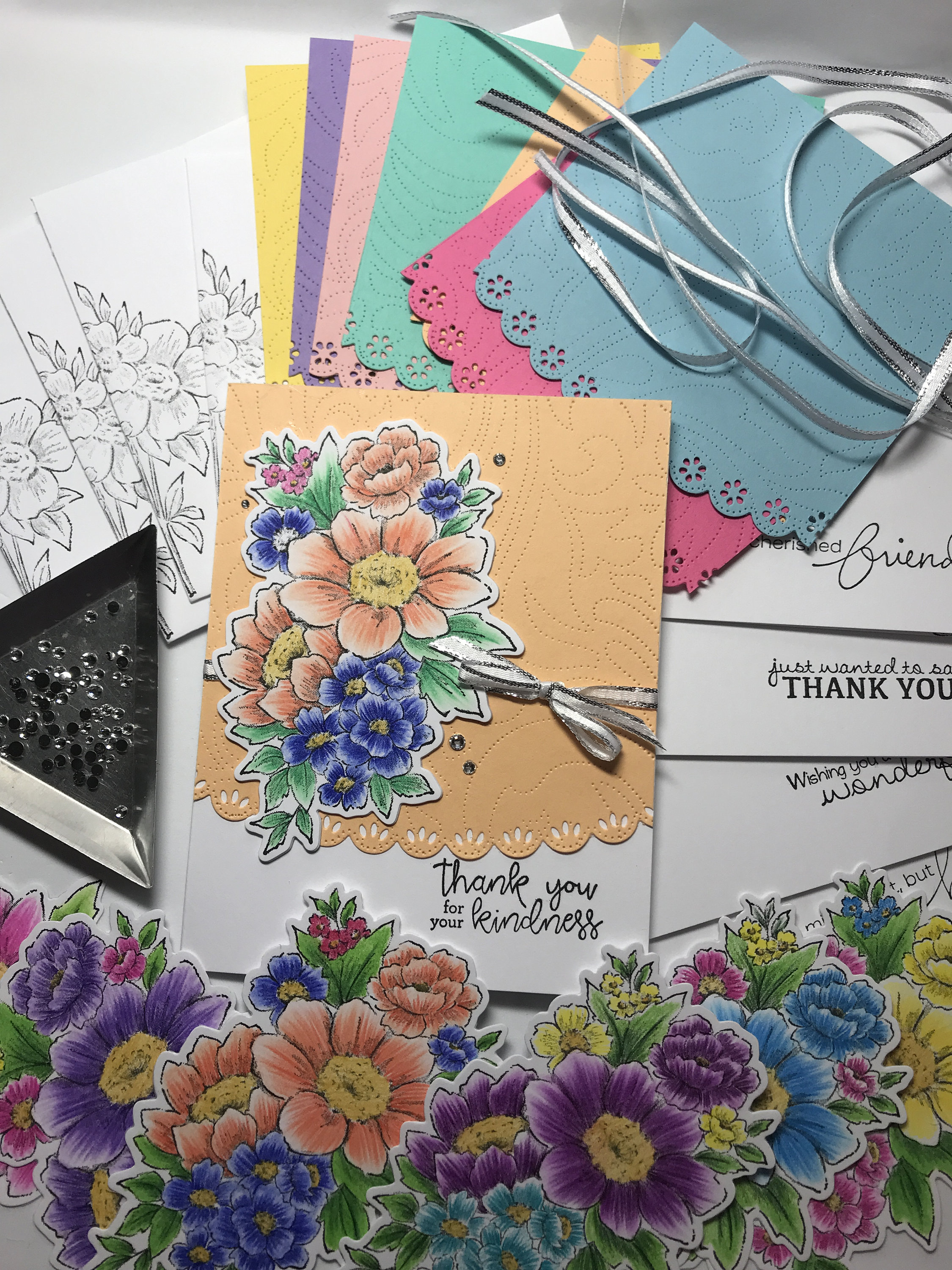 DIY Card Kit Craft Kit Stampin up Card Kit Birthday Card - Etsy