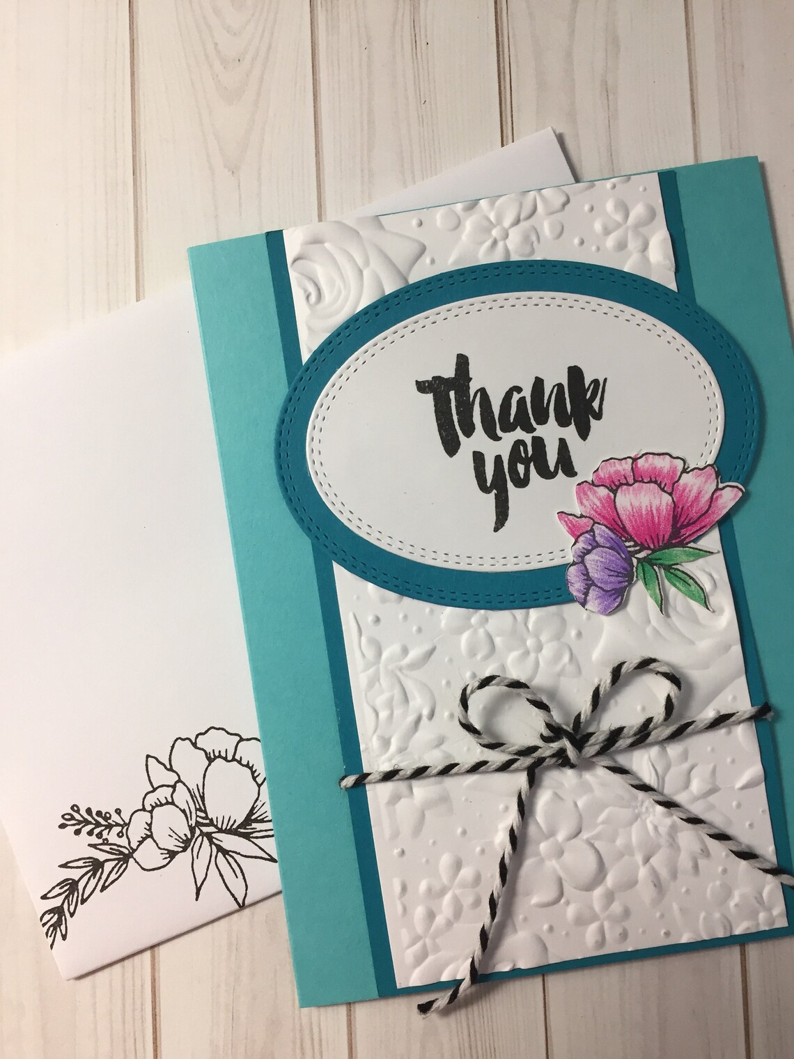 Handmade Card Kit Stamped Card Kit DIY Card Kit Custom Card | Etsy