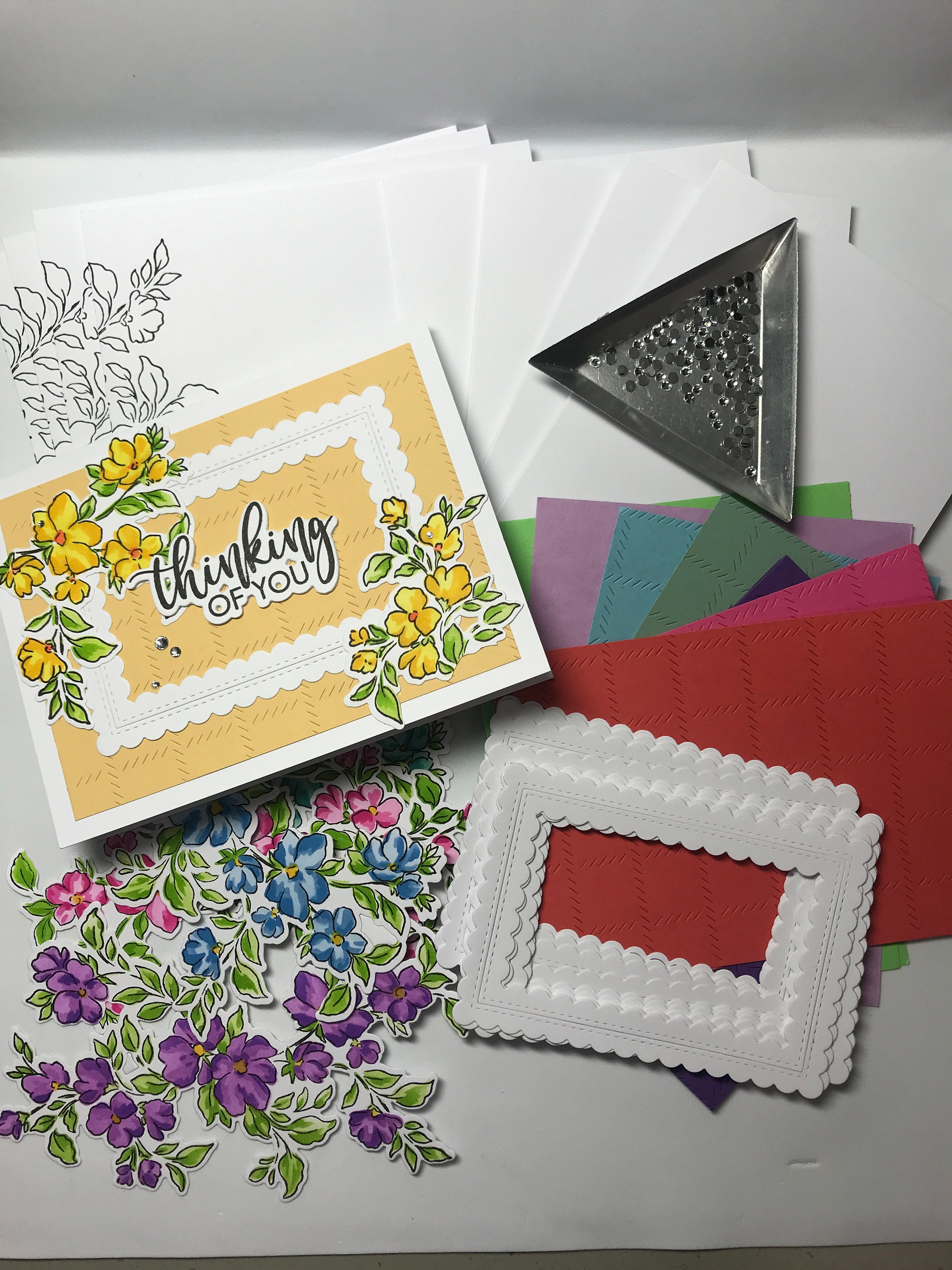 DIY Card Kit Card Kit Custom Card Kit Birthday Card Kit - Etsy