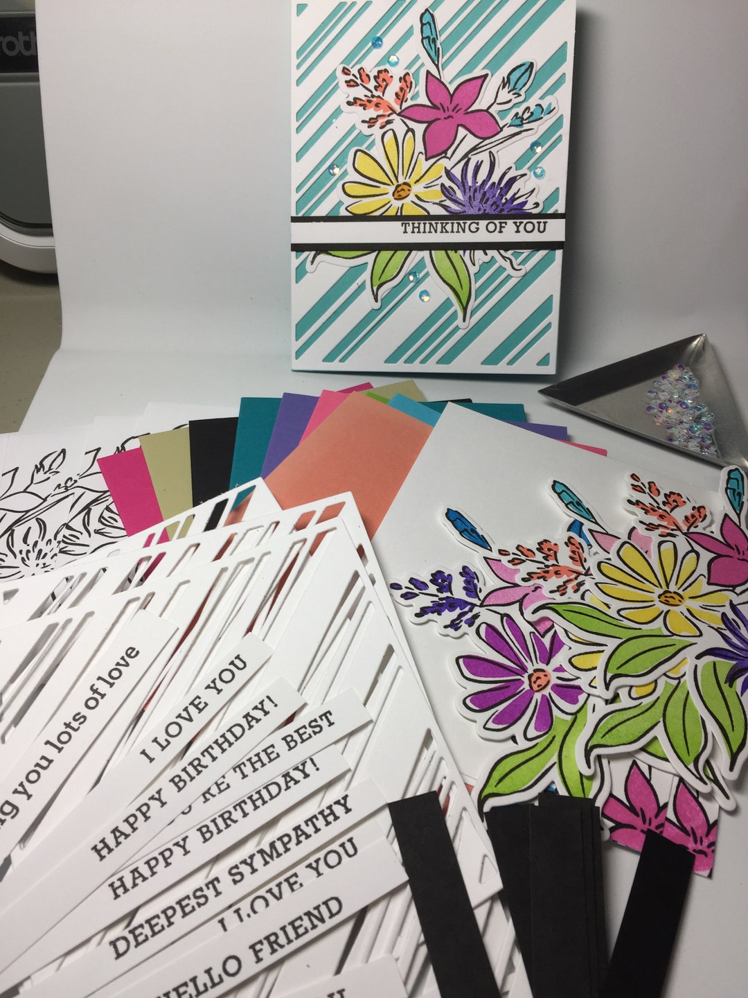 Handmade Cards, DIY Card Kit, Love Card Kit, Friendship Card Kit ...