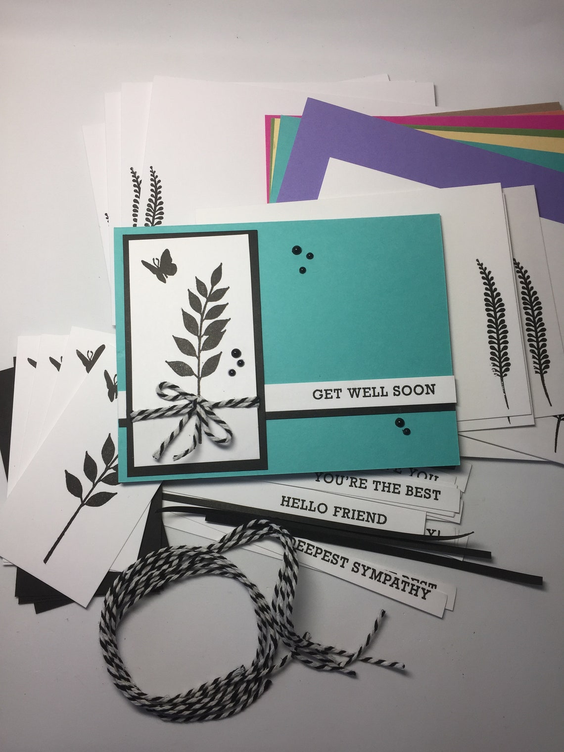 Handmade DIY Card Kit DIY Card Kit Custom Card Kit Birthday - Etsy