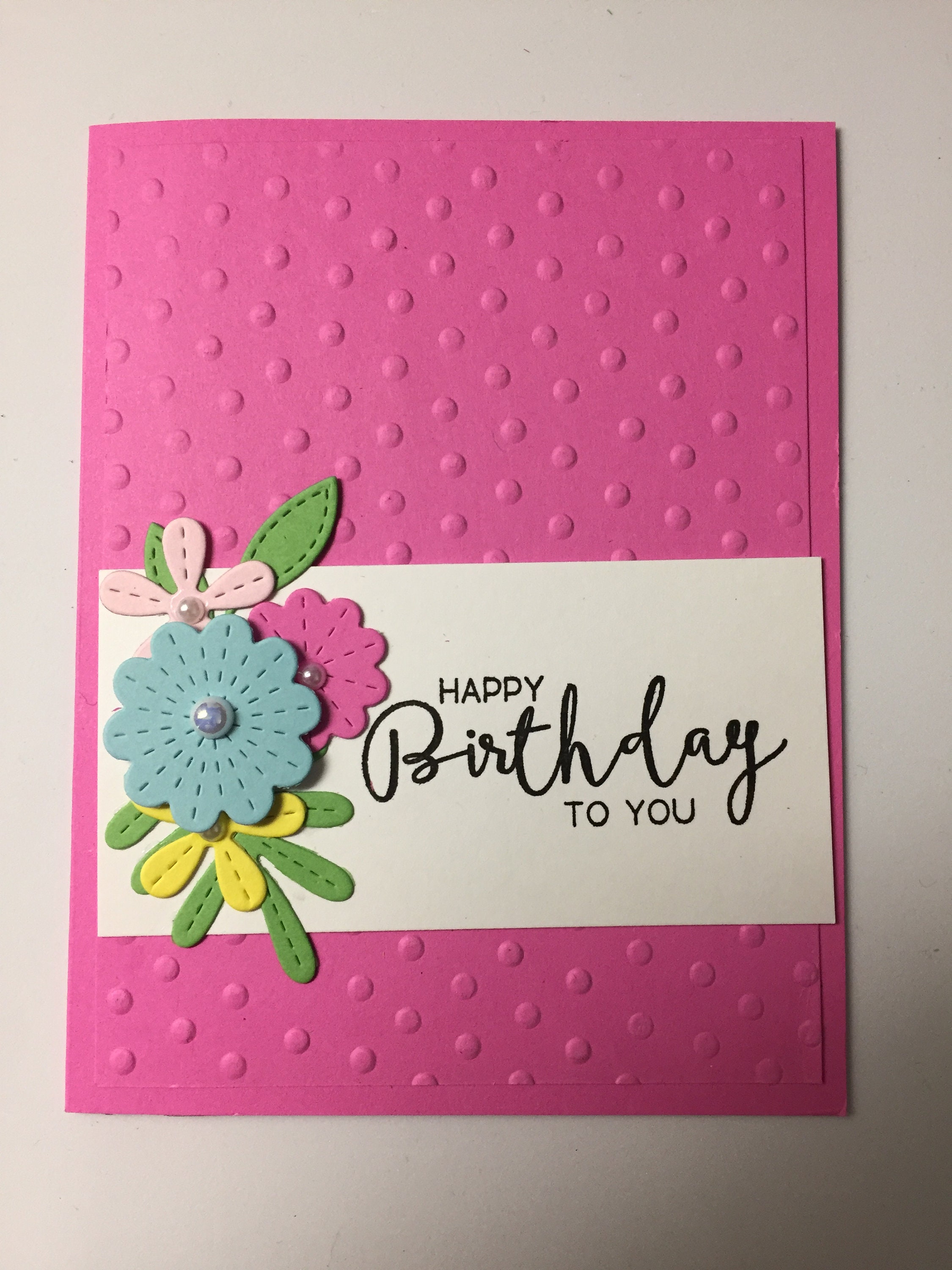 Handmade Card Kit Hand Stamped Card DIY Card Kit Custom - Etsy