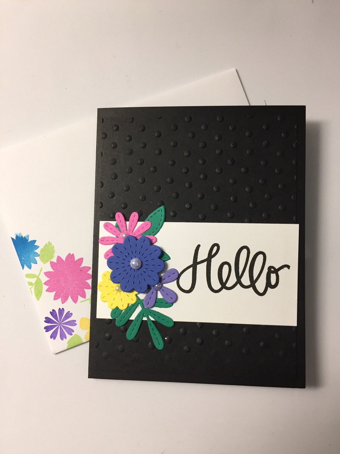 Handmade Card Kit Hand Stamped Card DIY Card Kit Custom - Etsy