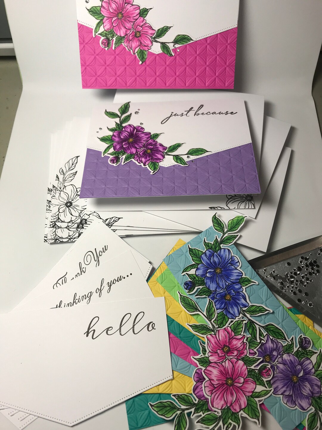 DIY Card Kit, DIY Birthday Card Kit, DIY Thinking of You Card Kit ...