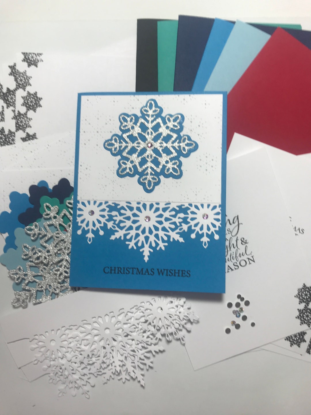 Christmas Card, DIY Christmas Card Kit, Cardmaking Kit, Christmas Card ...