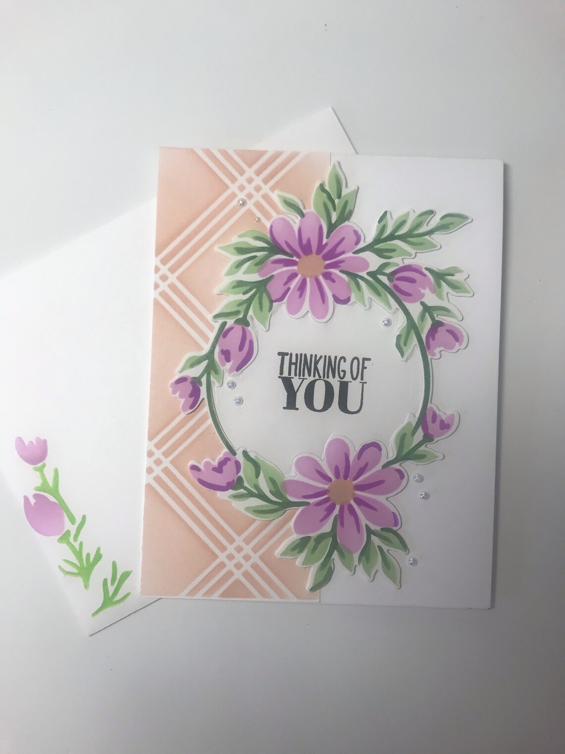 DIY Card Kit Custom Card Kit Daisy Wreath Card Kit Birthday | Etsy