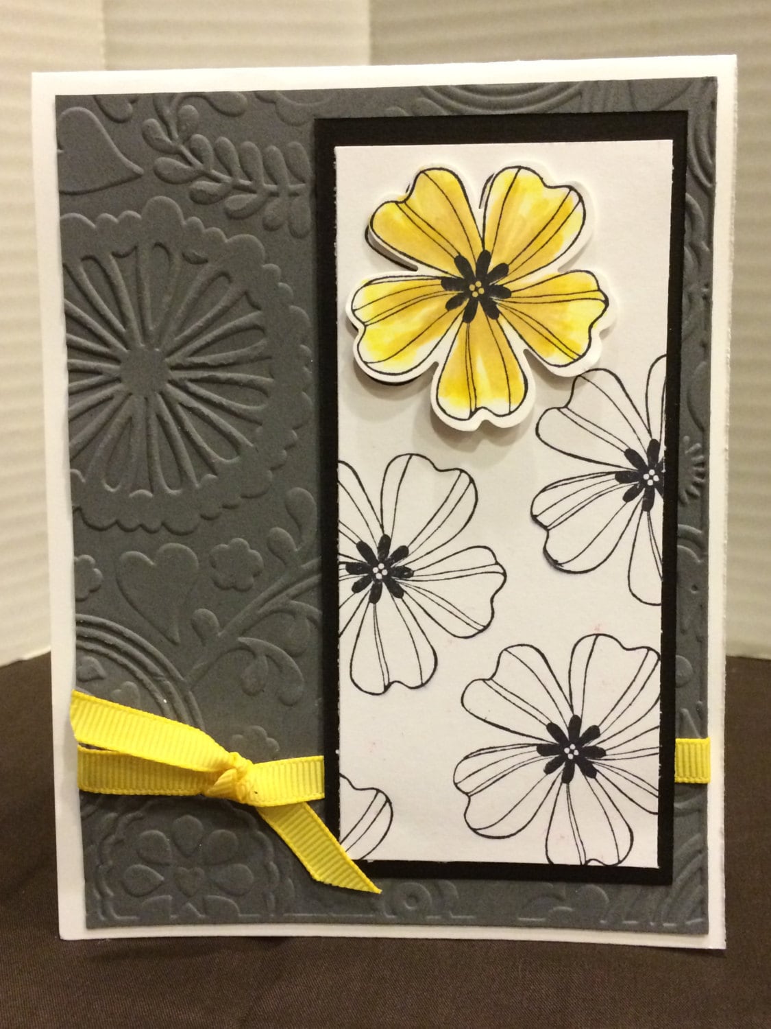 Card Kit Stamped Card Kit Handmade Card Kit Embossed Card | Etsy