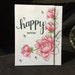 Stamped Card Hand Colored Card Birthday Card Celebrate - Etsy