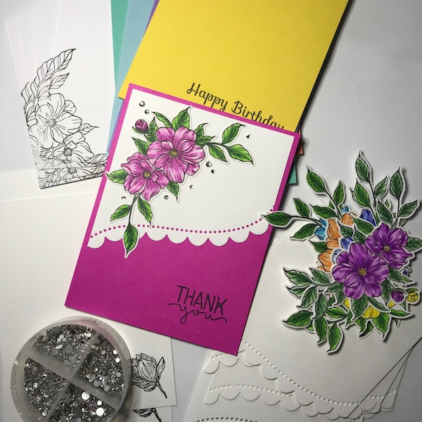 Thank You Card Kits - Etsy