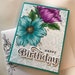 Stamped Card, Hand Colored Card, Birthday Card, Celebrate Card, Hello ...