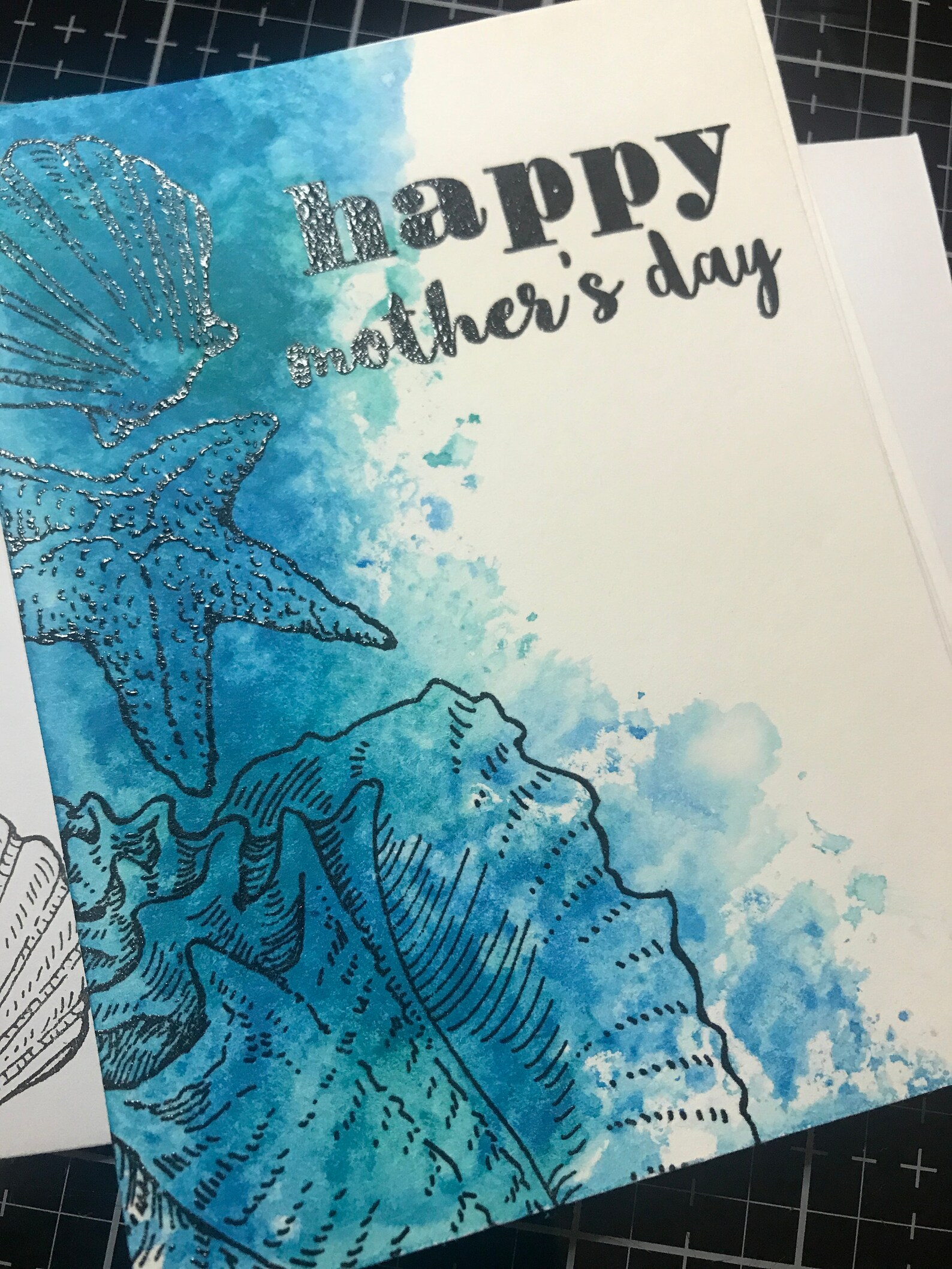 Handmade Card Watercolor Card Ocean Card Friendship Card - Etsy