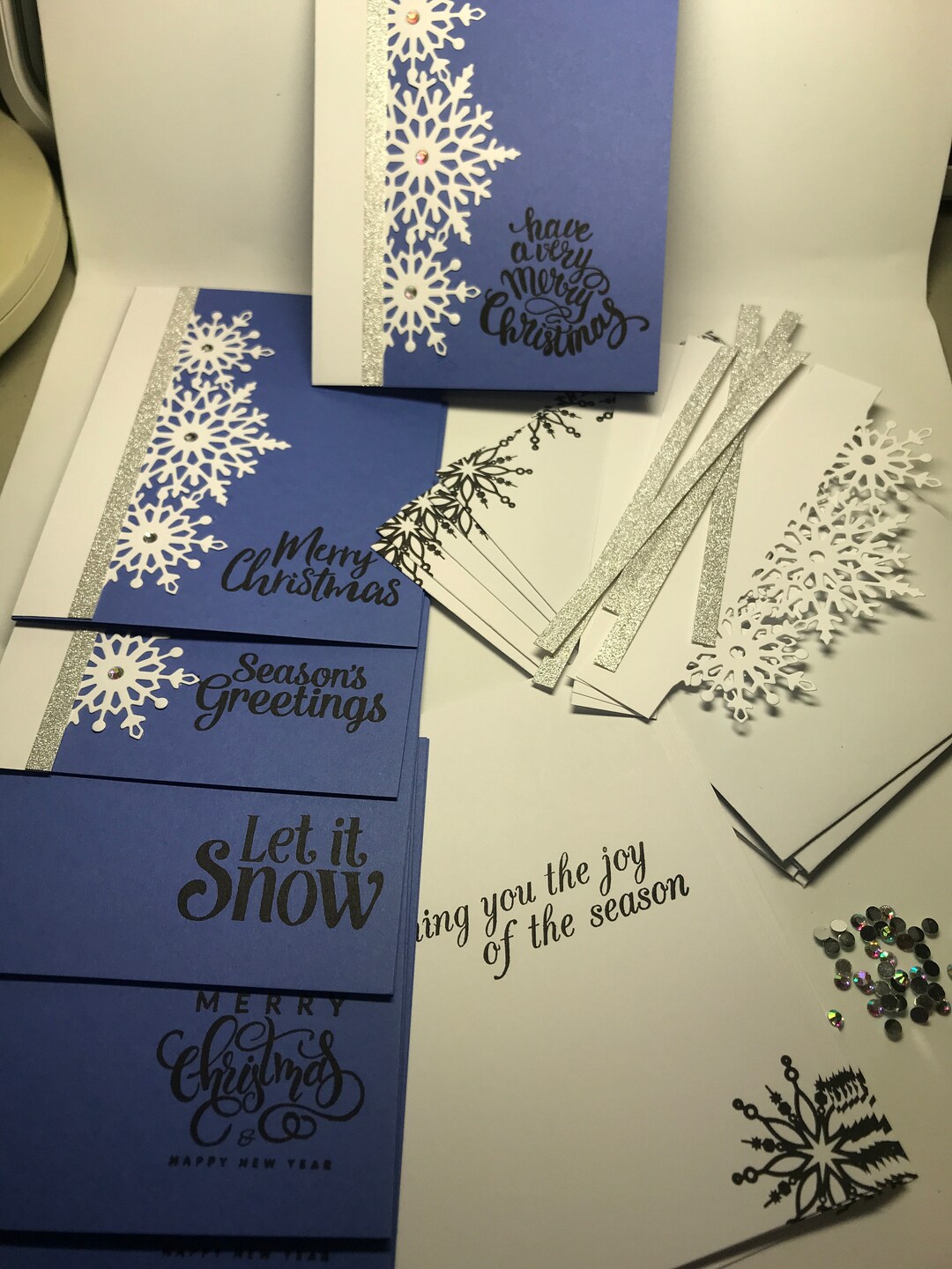 DIY Christmas Card Kit, Cardmaking Kit, Christmas Craft Kit, Custom ...