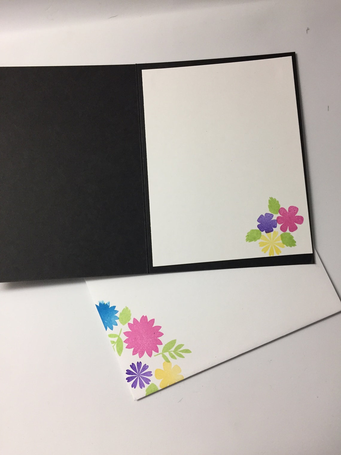 Handmade Card Kit Hand Stamped Card DIY Card Kit Custom - Etsy