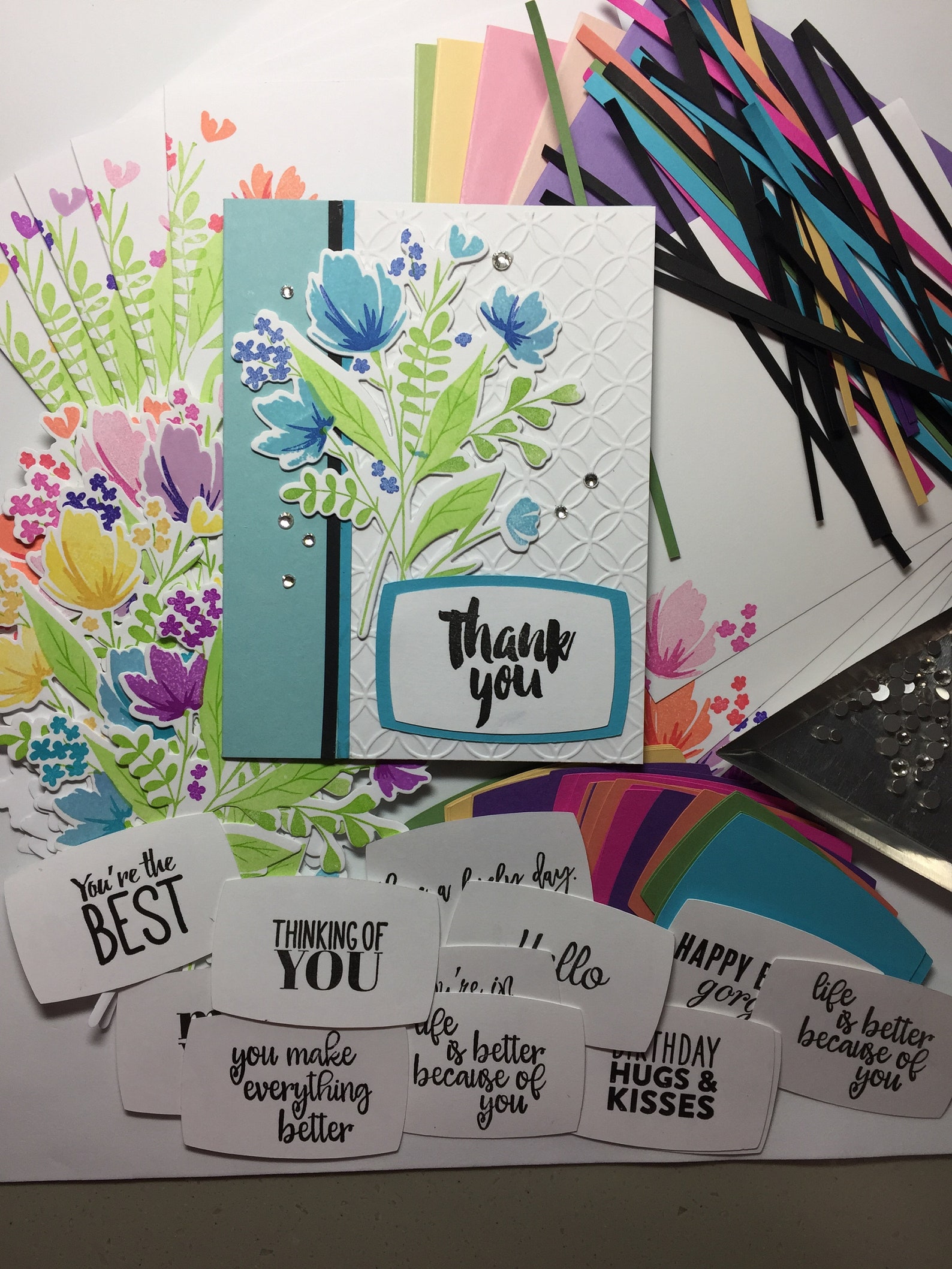 Handmade DIY Card Kit DIY Card Kit Custom Card Kit Birthday - Etsy