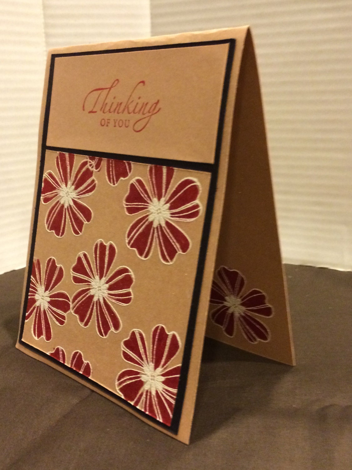 Handmade Card Kit , Hand Stamped Card Kit , Stamped Card Kit, Handmade ...