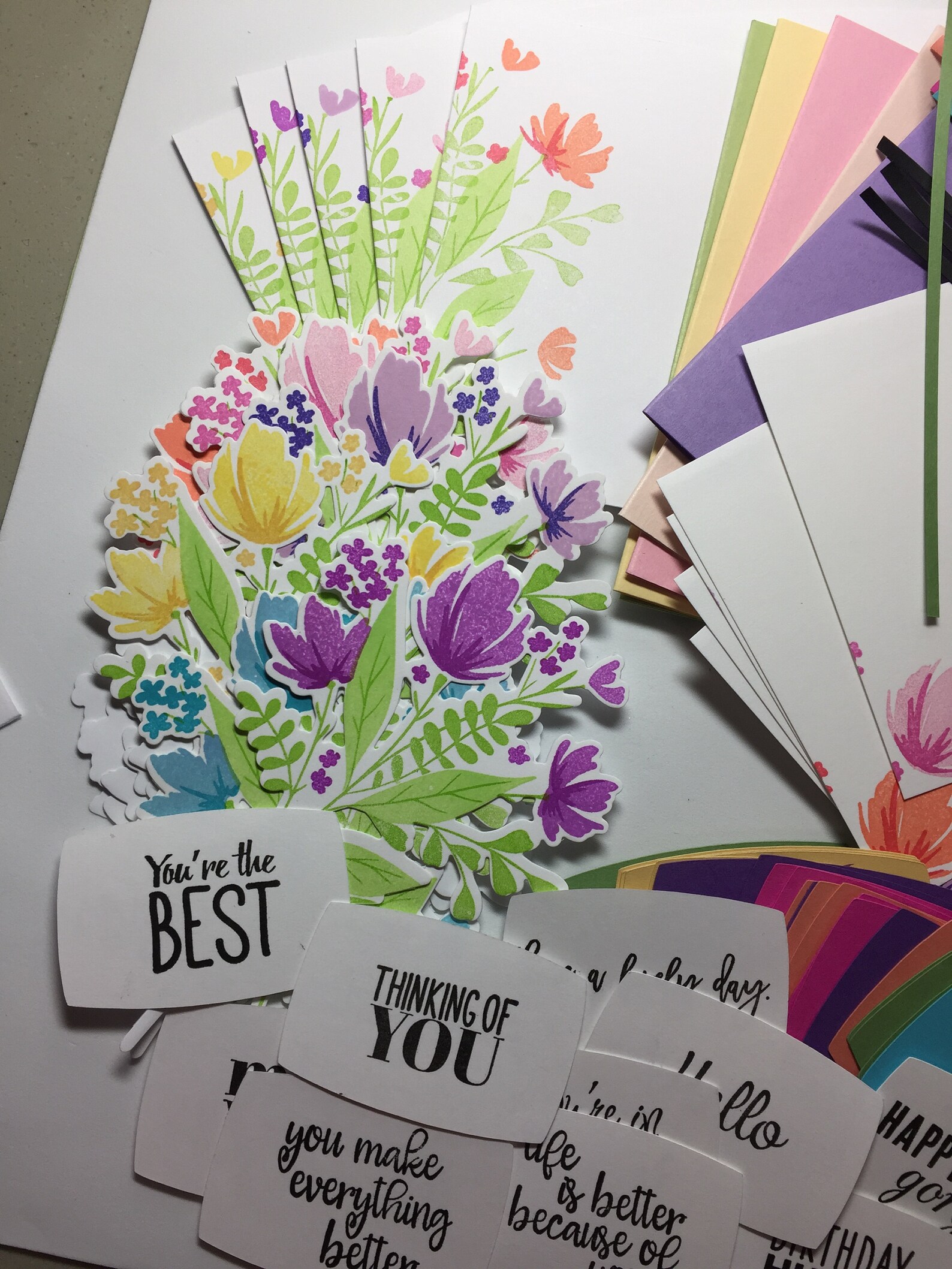 Handmade DIY Card Kit, DIY Card Kit, Custom Card Kit, Birthday Card Kit ...