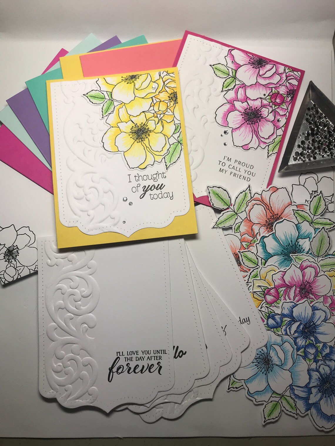 DIY Card Kit Card Kit Birthday Card Kit Thank You Card Kit - Etsy