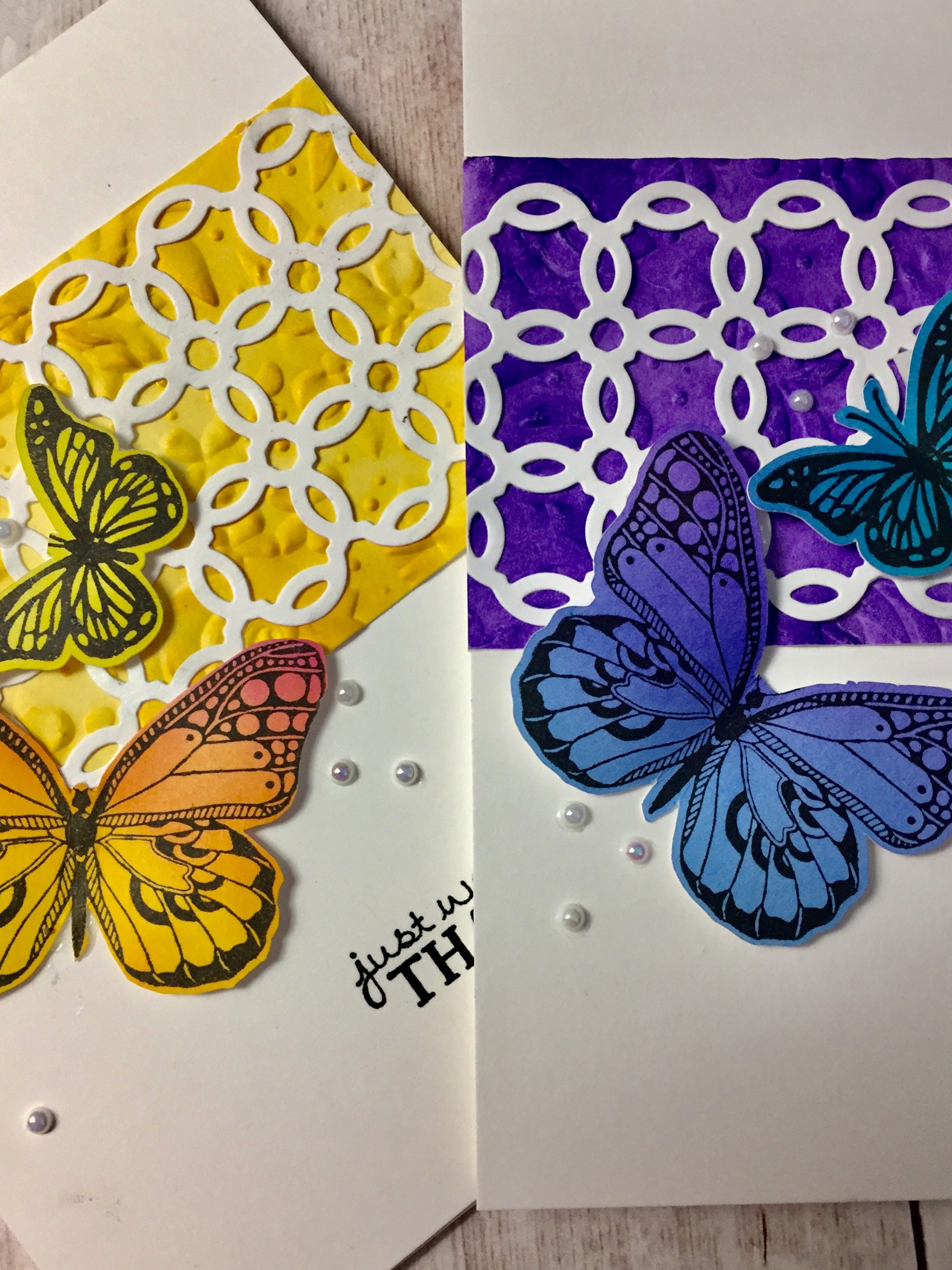 Handmade Card Kit Stamped Card Kit DIY Card Kit Custom Card | Etsy