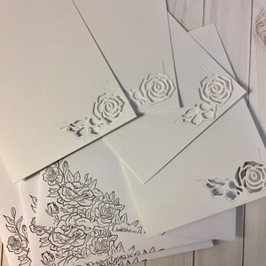 Handmade Card Kit, Stamped Card Kit, Die Cut Card Kit, Stampin up Card ...