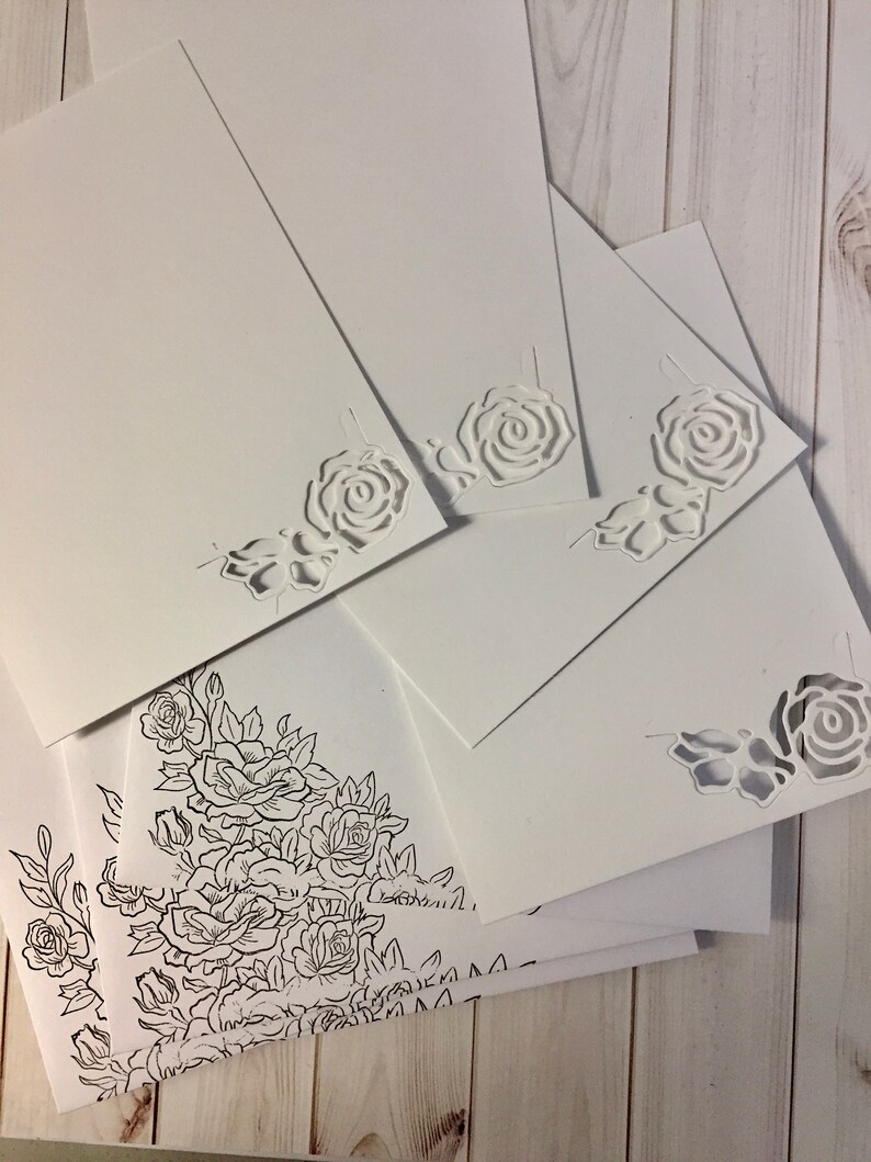 Handmade Card Kit Stamped Card Kit Die Cut Card Kit Stampin - Etsy