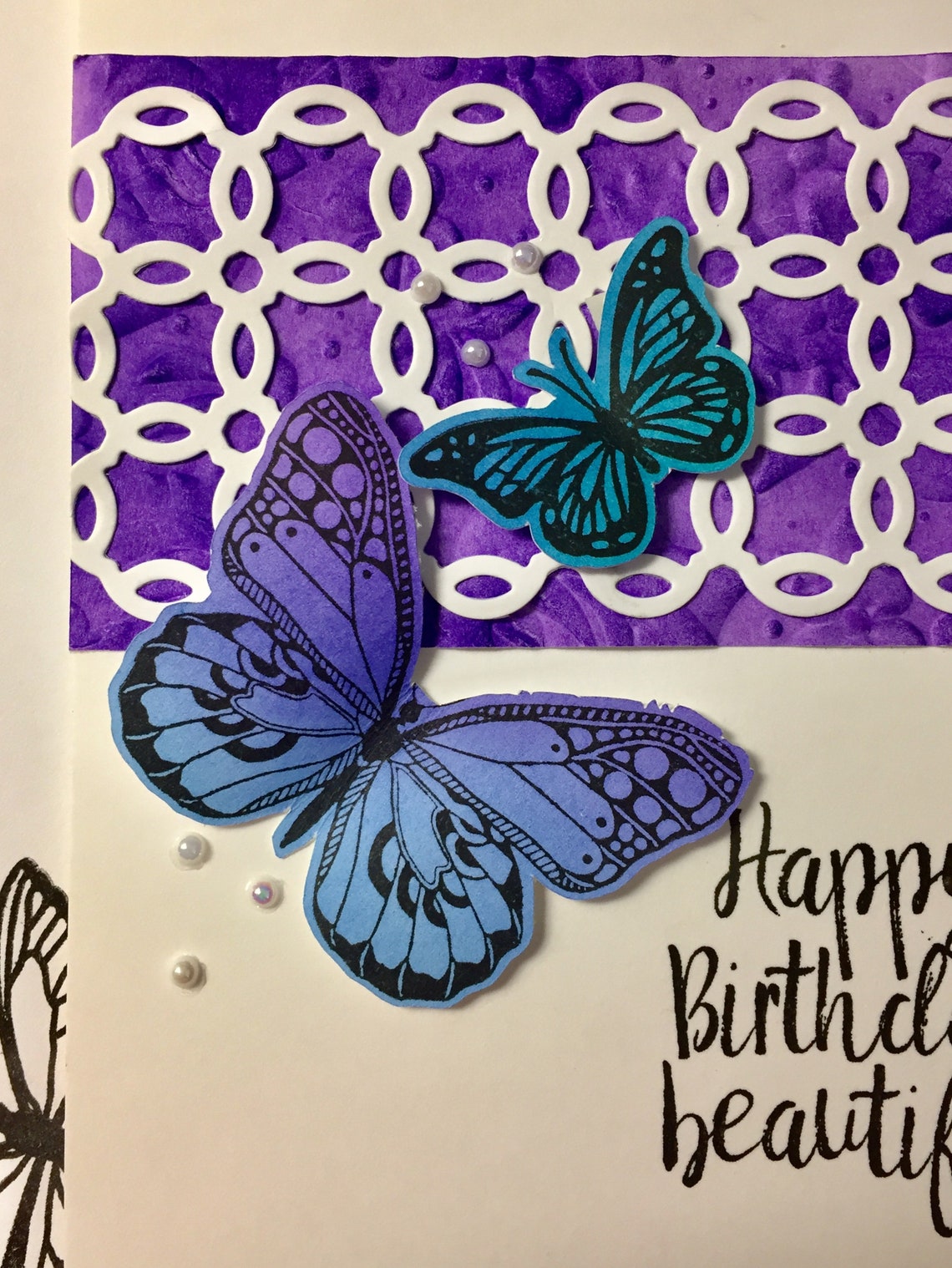 Handmade Card Kit Stamped Card Kit DIY Card Kit Custom Card | Etsy