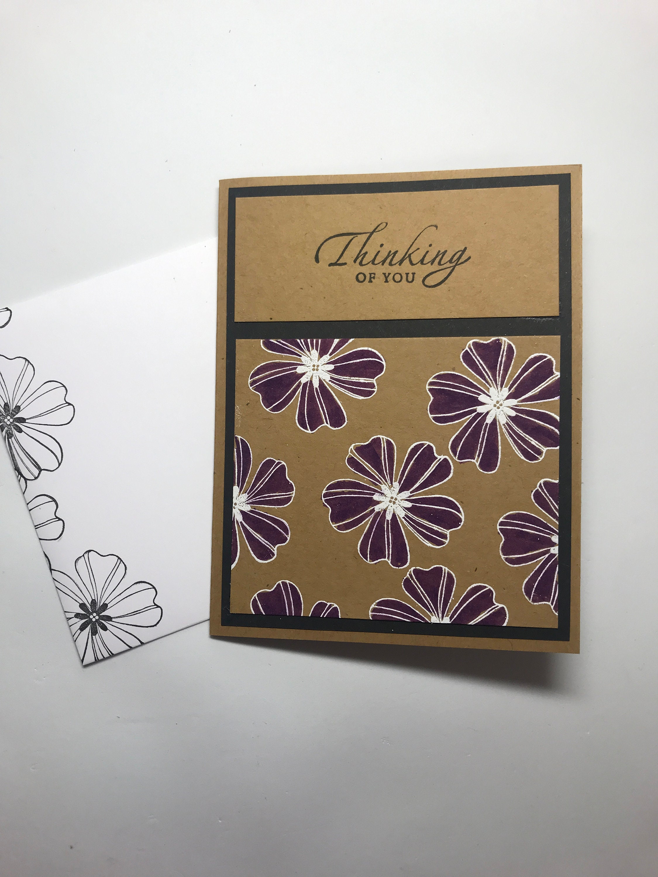 Handmade Card Kit Hand Stamped Card Kit Stamped Card Kit - Etsy