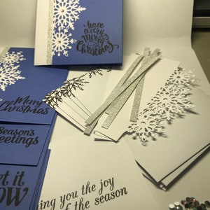 DIY Christmas Card Kit, Cardmaking Kit, Christmas Craft Kit, Custom ...