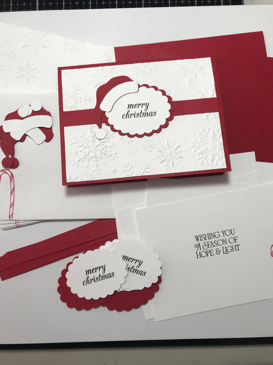 Christmas Card Kit, Cardmaking Kit, Holiday Card Kit, Craft Kit ...