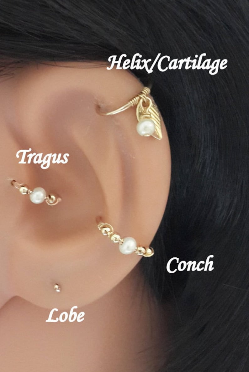 Amethyst tragus hoop silver tiny tragus ring gold tragus | Etsy